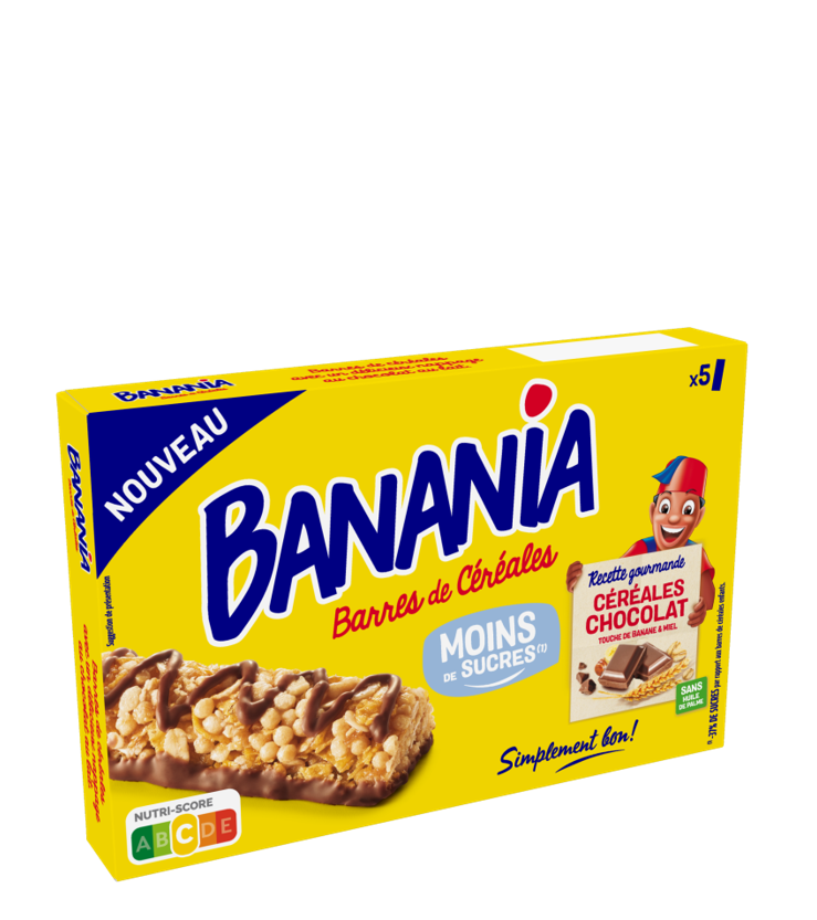 Cereal Bar Less Sugar Banania